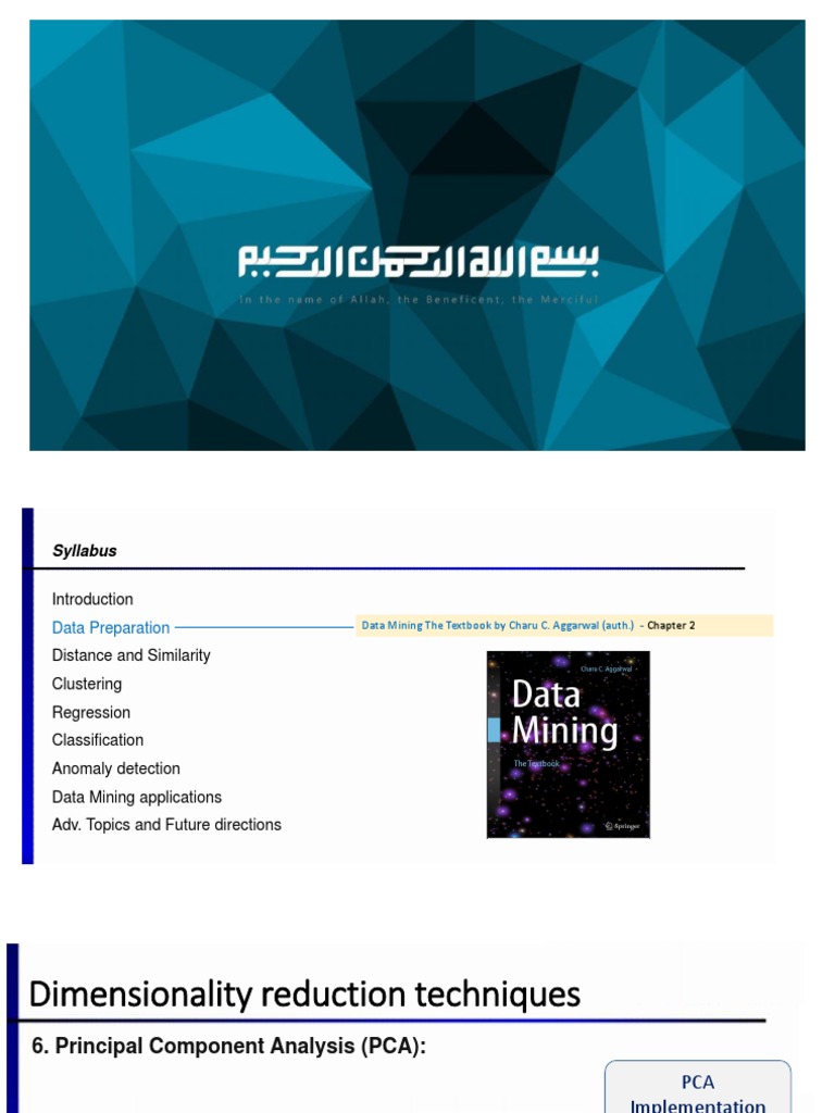 Dimensionality Reduction Pca Pdf Principal Component Analysis Eigenvalues And Eigenvectors 