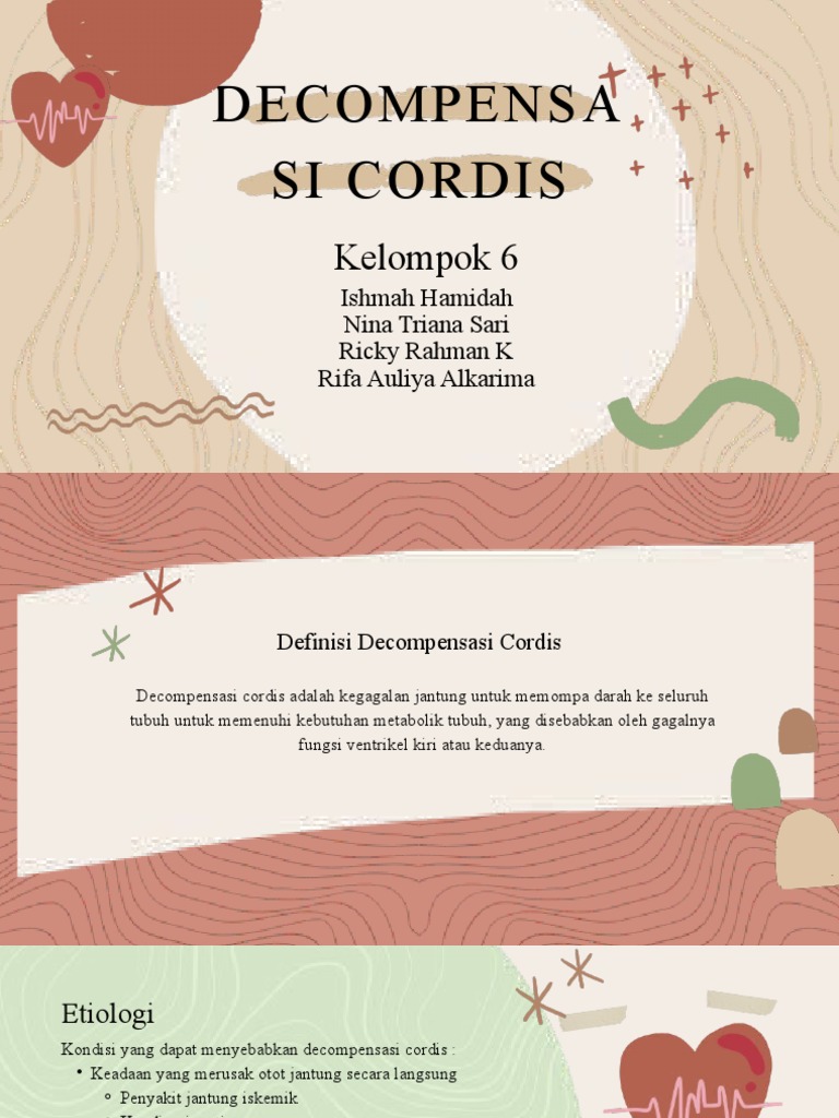 Penyebab dan Penanganan Decompensasi Cordis | PDF