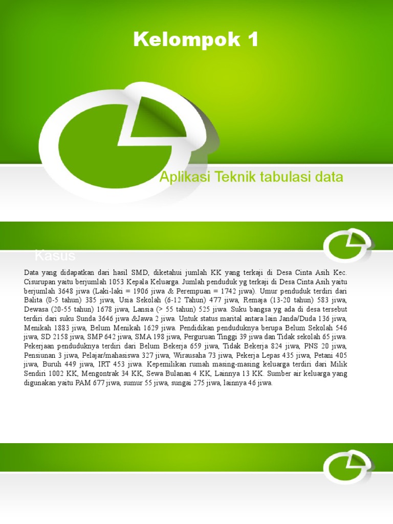 KEL1-TABULASI DATA | PDF
