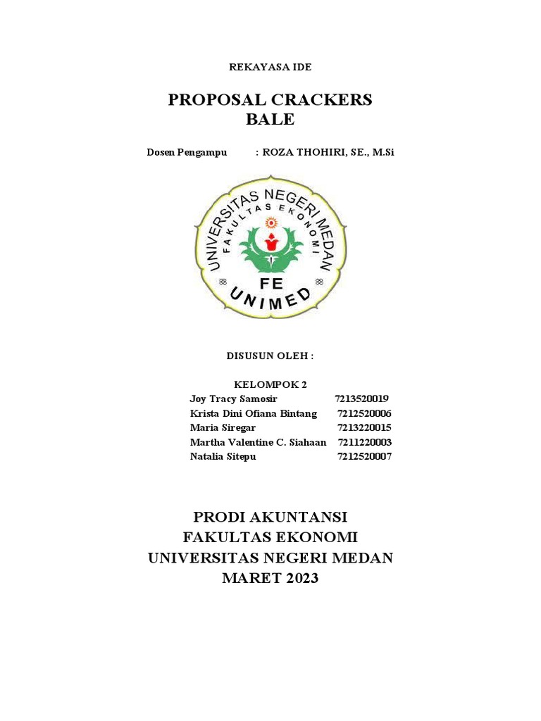 Crackers Bale-Pkm Kel. 2 Kuantitatif | PDF