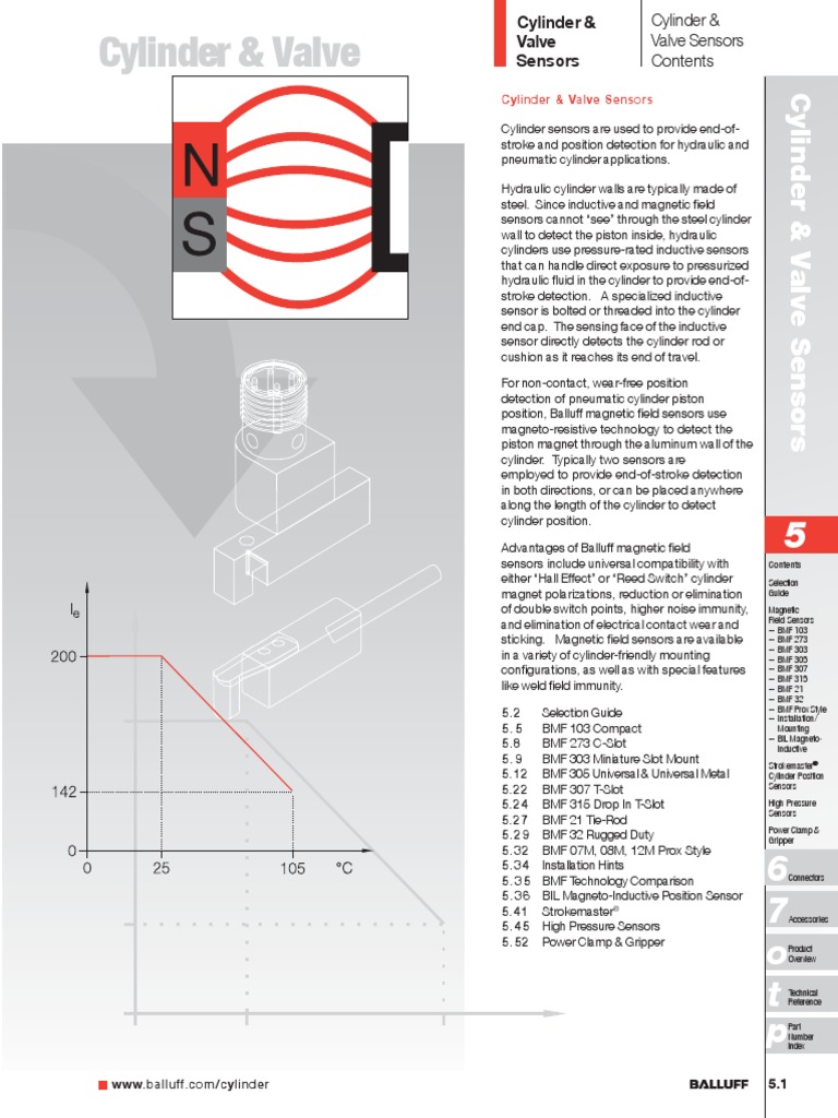 Balluff Cylinder | PDF | Electrical Engineering | Equipment