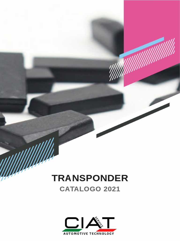 Ciat Catalogo Transponder 2021 | PDF