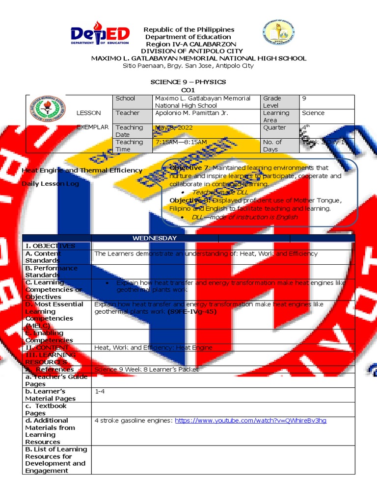Co-Heat Engine-Grade-9-Final | PDF | Internal Combustion Engine | Engines