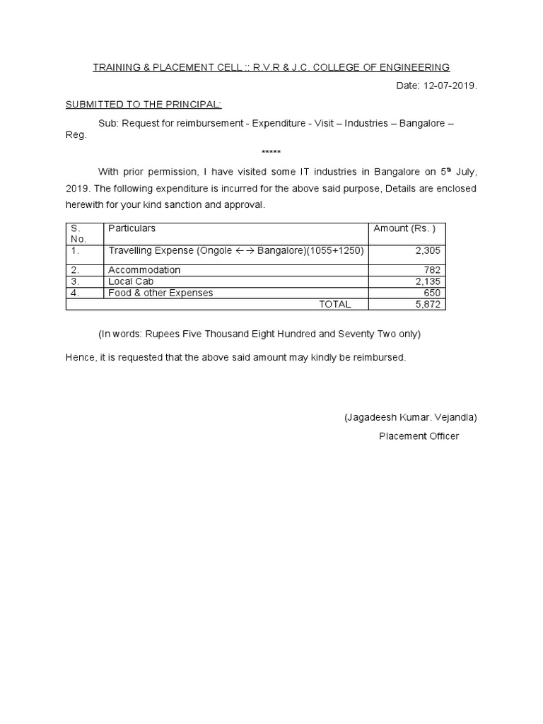 Bill Submission | PDF | Expense | Income Statement