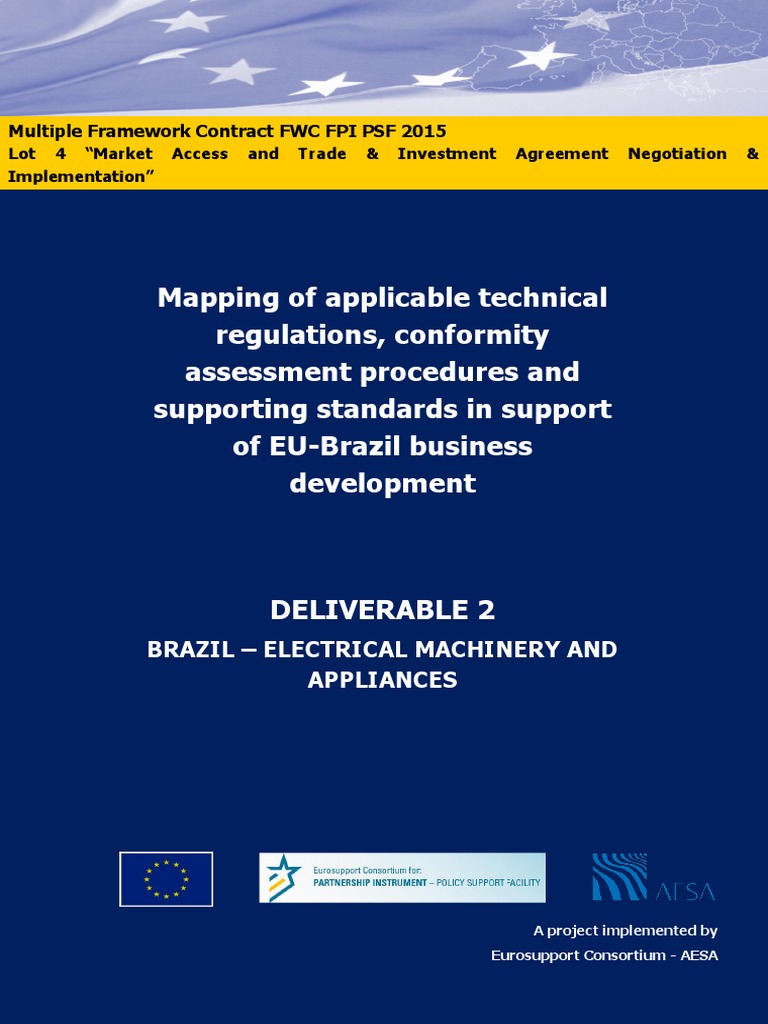 00 Deliverable 2 Electrical | PDF | Home Appliance | Standardization