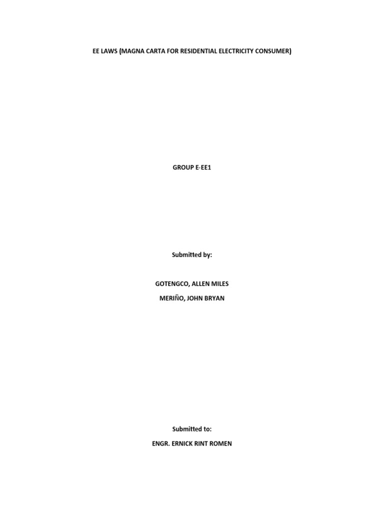 EE Laws Quiz | PDF | Economies