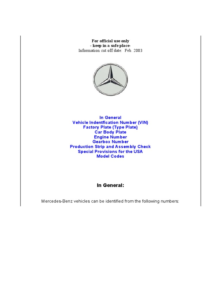 Mercedes | PDF | Manual Transmission | Mercedes Benz