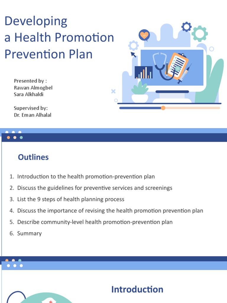 Health Promotion Prevention Plan Presentation (Capter 5) | PDF ...