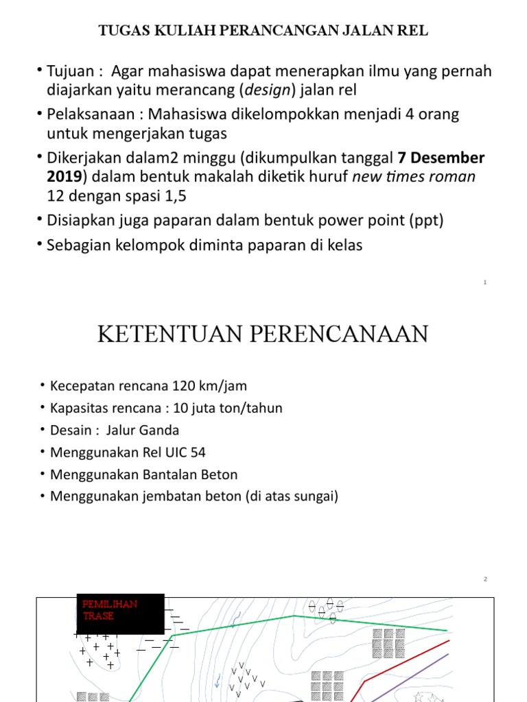 Tugas Alinemen-Horizontal Rel Mercu Buana-2 | PDF | Teknologi & Rekayasa