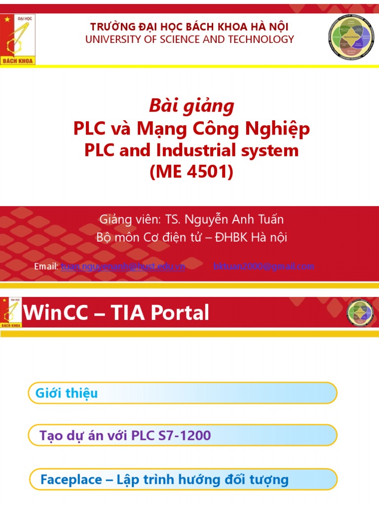 WinCC-TIA Portal - NG D NG PLC Trong CN | PDF