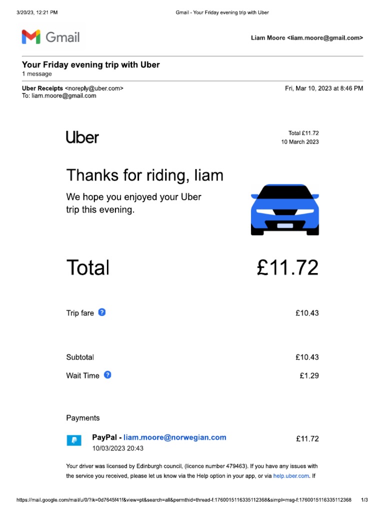 Uber Trip PDF | PDF