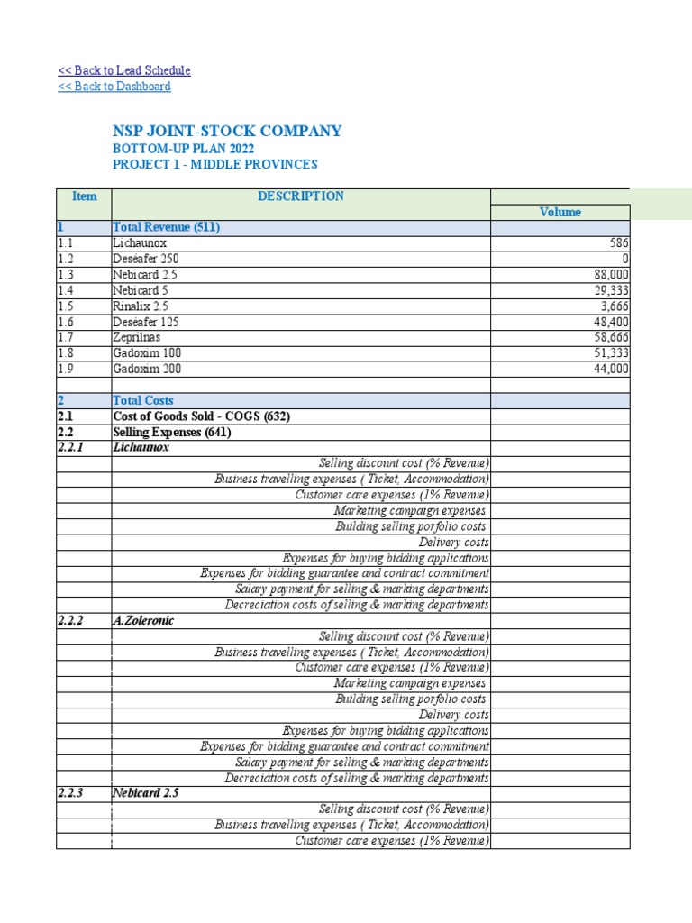 Session 3 - Bottom Up | PDF | Expense | Investing