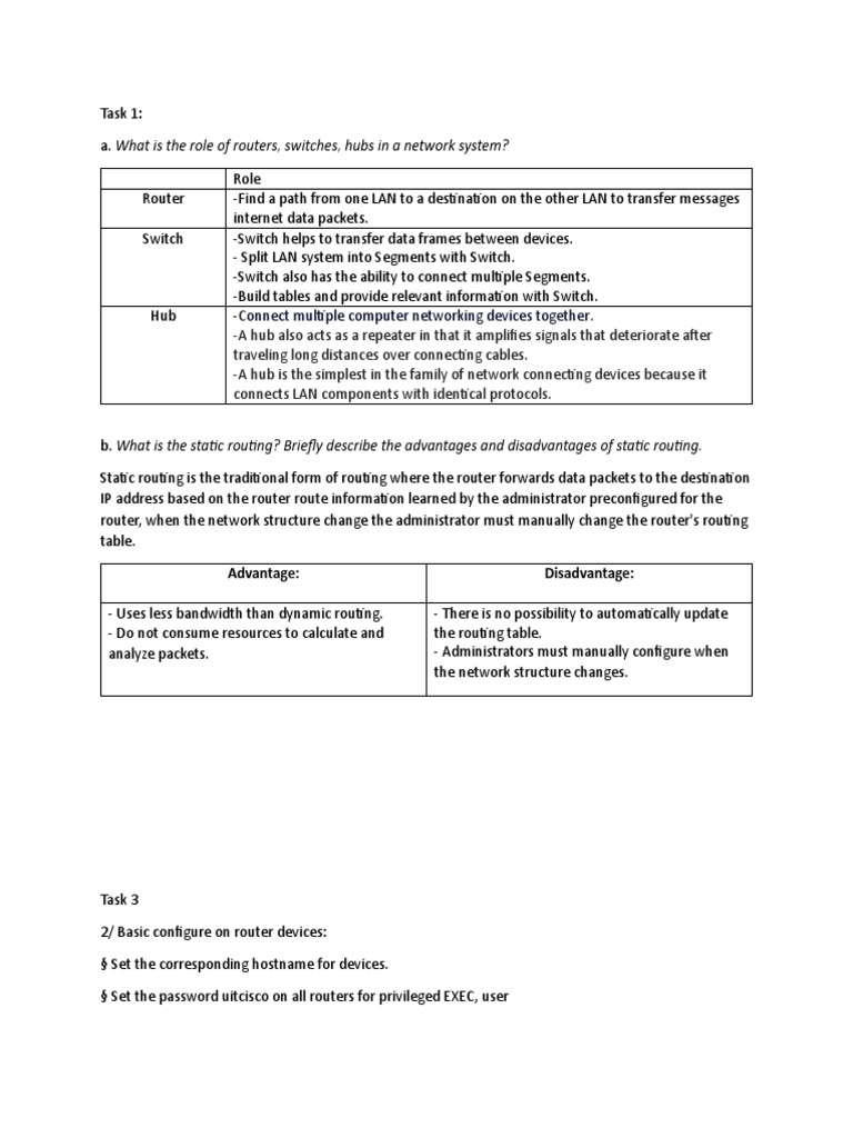 Task1 Task3.2 | PDF | Router (Computing) | Computer Network