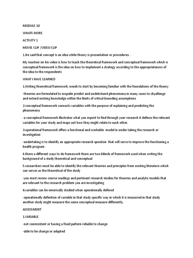 Module 10 PR | PDF | Theory | Methodology