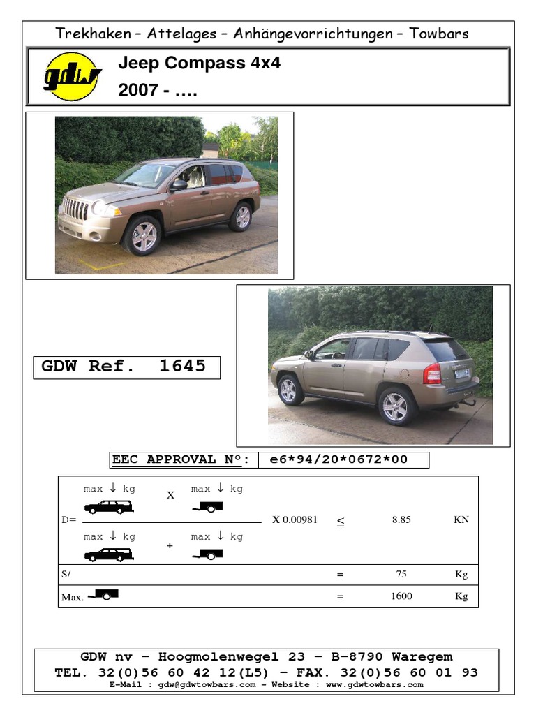 1645 Jeep Compass | PDF