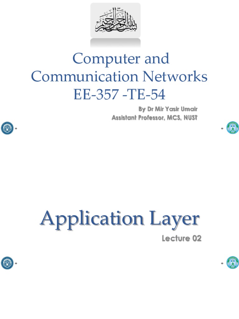 Lec 2 - Application Layer - V - P2P | PDF | Peer To Peer | Client–Server Model