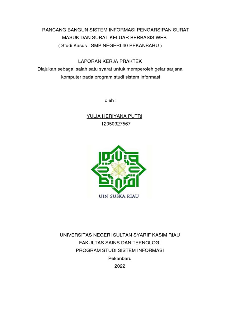 Laporan KP PDF | PDF