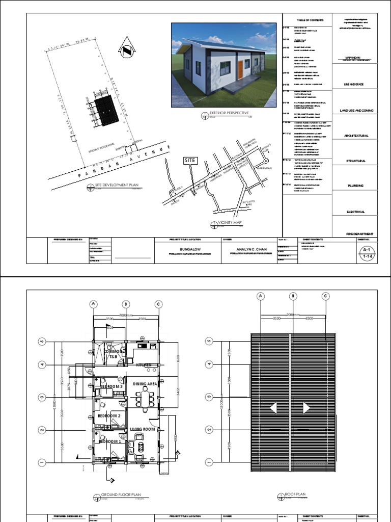 Chan Bungalow Revised | PDF | Structural Engineering | Decorative Arts