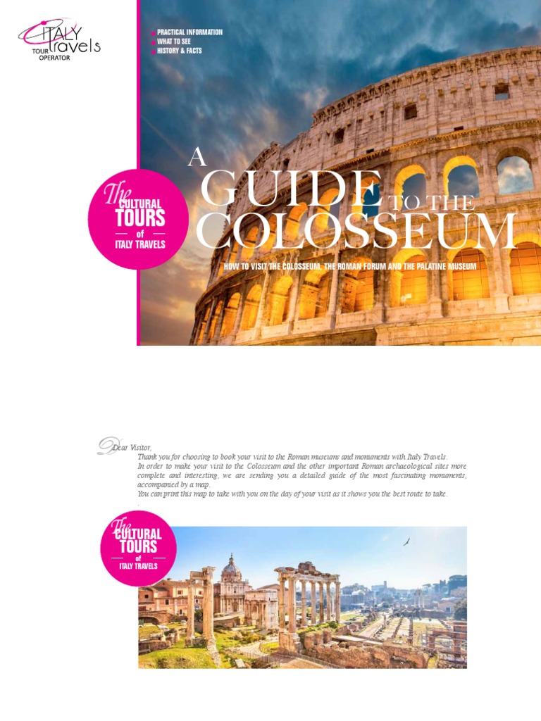 Colosseum Book Guide English | PDF | Ancient Rome