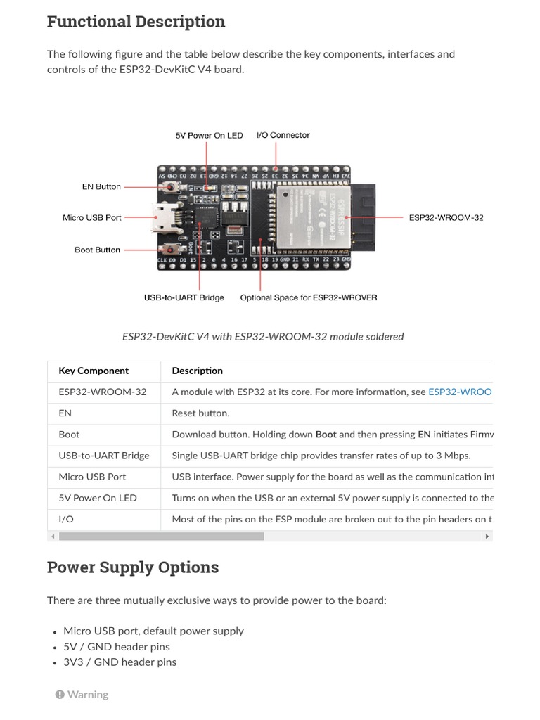 Esp32 PDF | PDF | Usb | Booting