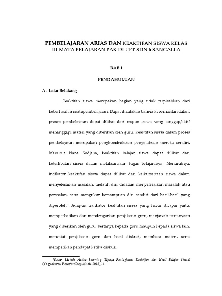 Pembelajaran Arias | PDF