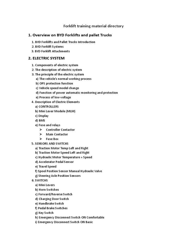 Forklift Training Material Overview | PDF | Forklift | Elevator