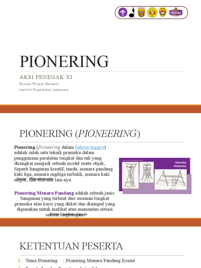 Lomba Pionering Menara Pandang Pramuka | PDF