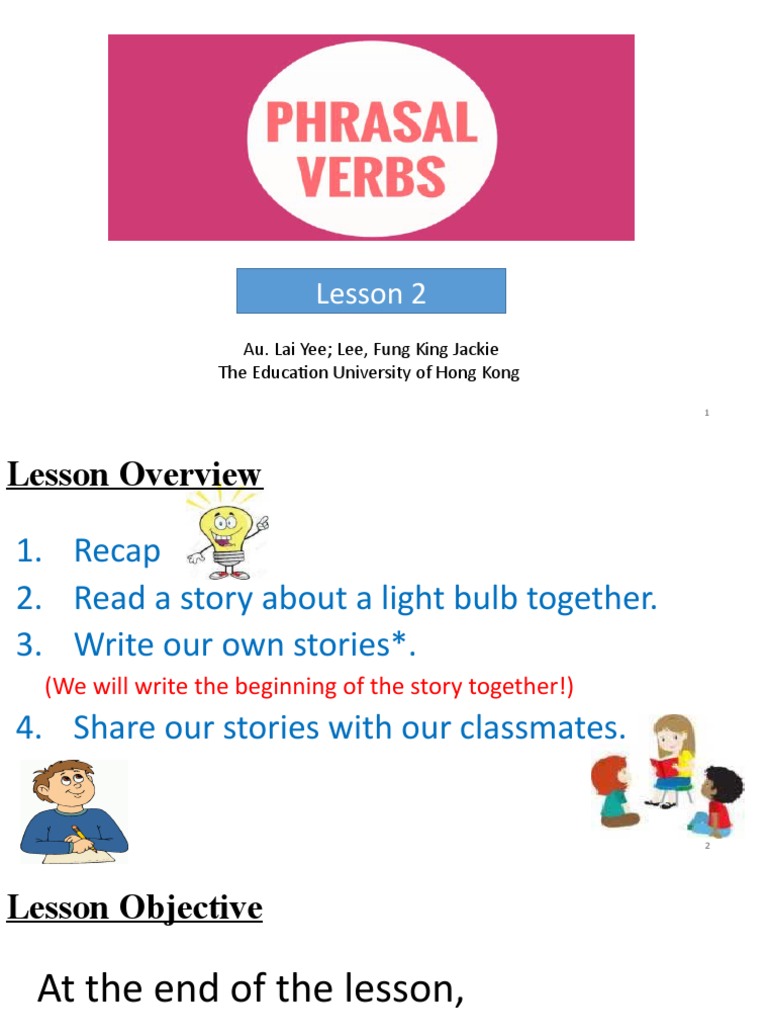 Phrasal Verbs Senior Primary L2 | PDF