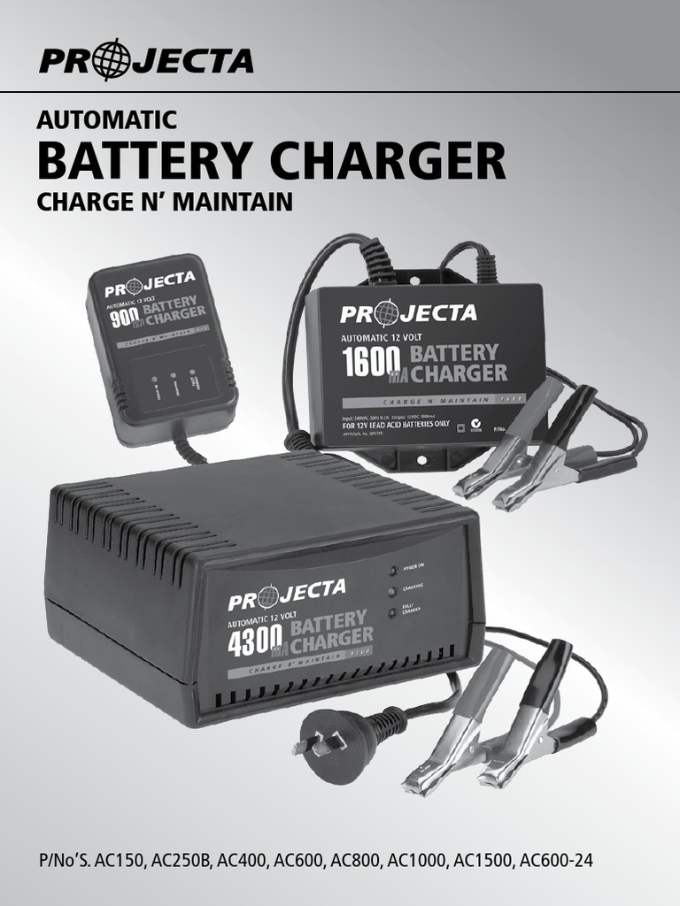 Automatic Chargers Instructions PDF | Download Free PDF | Battery ...