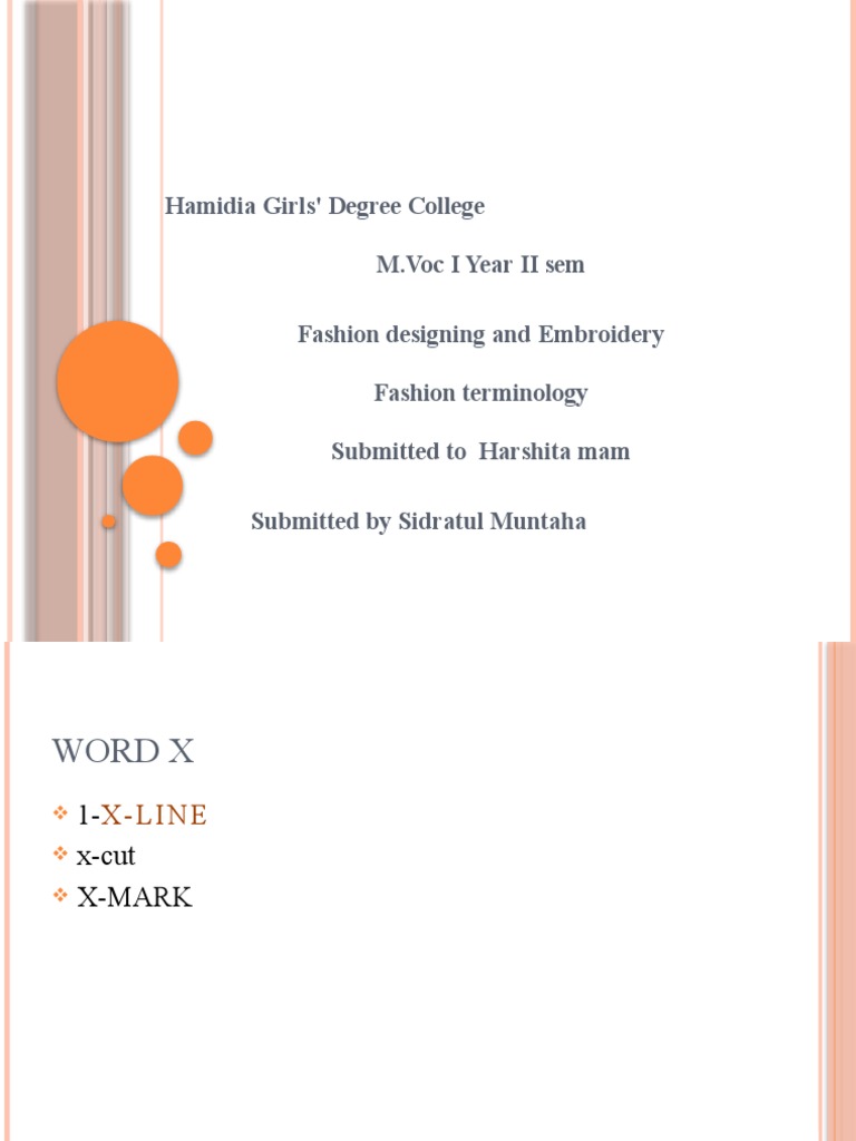Presentation Sidra | PDF | Seam (Sewing) | Yarn