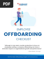 Employee Exit Checklist | PDF