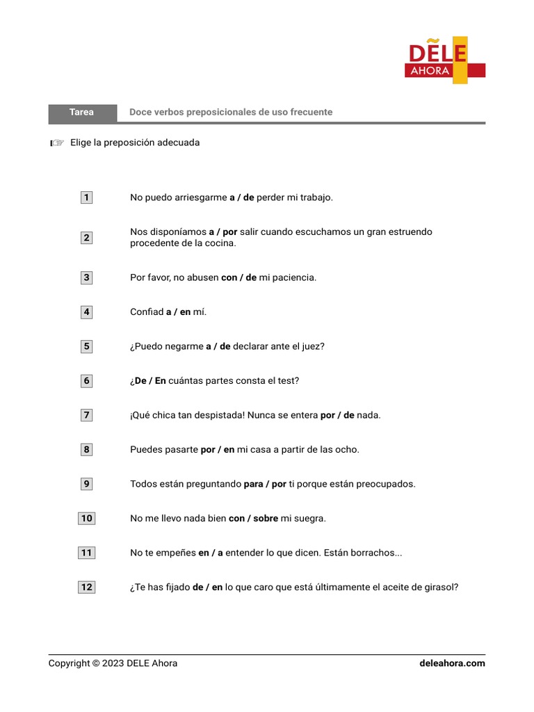 doce-verbos-preposicionales-de-uso-frecuente | PDF