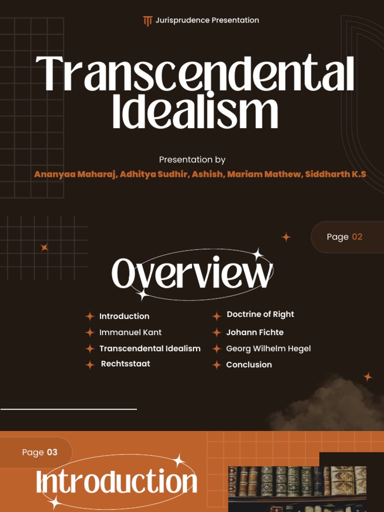 Transcendental Idealism Group 2 | PDF | Immanuel Kant | Idealism