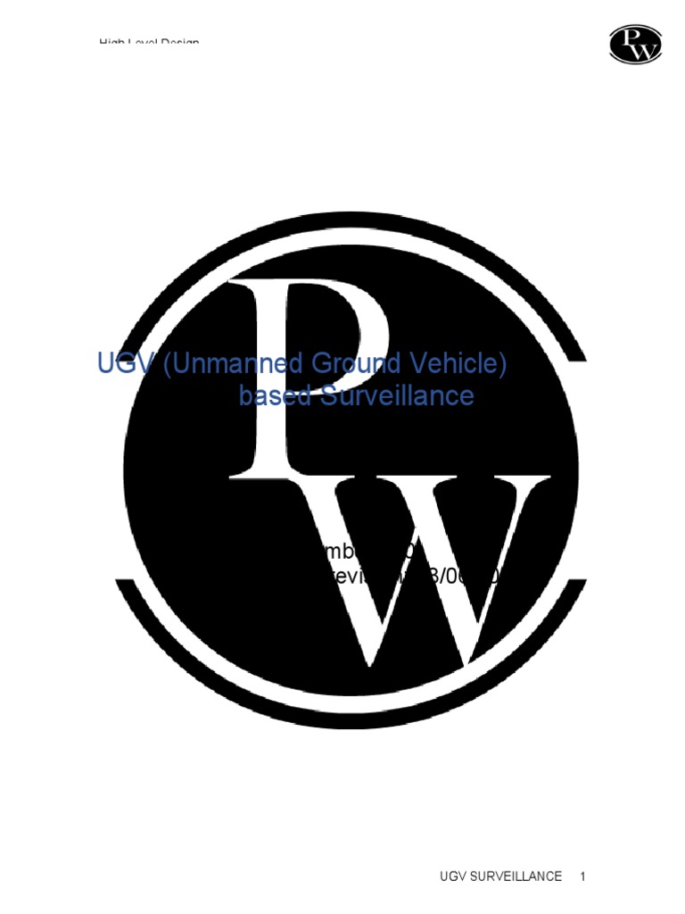 UGV HLD 2.0v (Changed) | PDF | Computer Engineering | Computer Science
