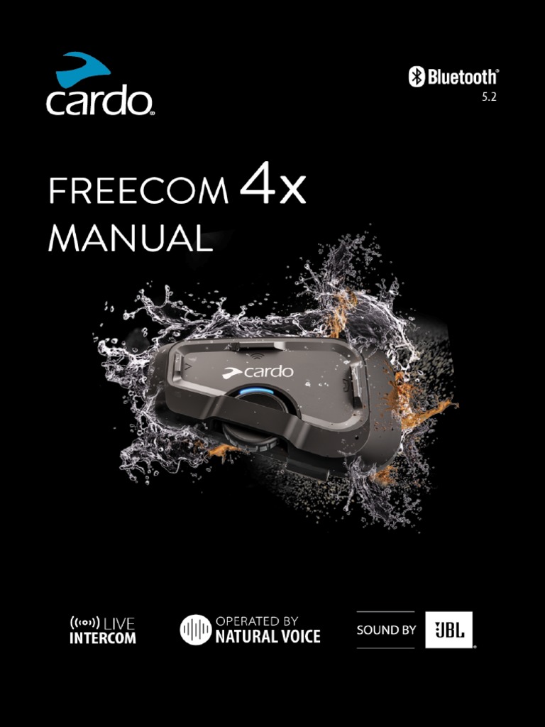 Cardo Freecom 4x Duo PDF | PDF | Bluetooth | Telephone