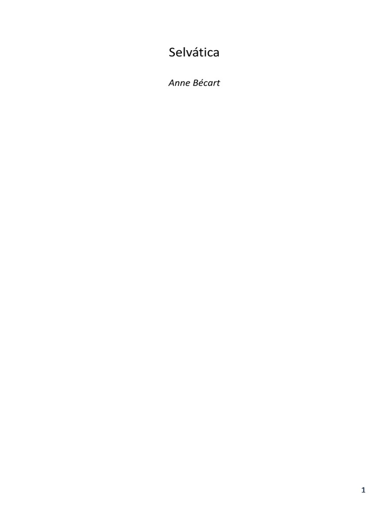 Selvática Bécart 2020 | PDF