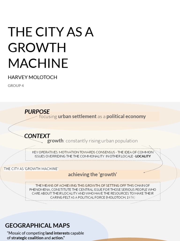 Group 4 - The City As A Growth Machine | PDF | Economics | Economies