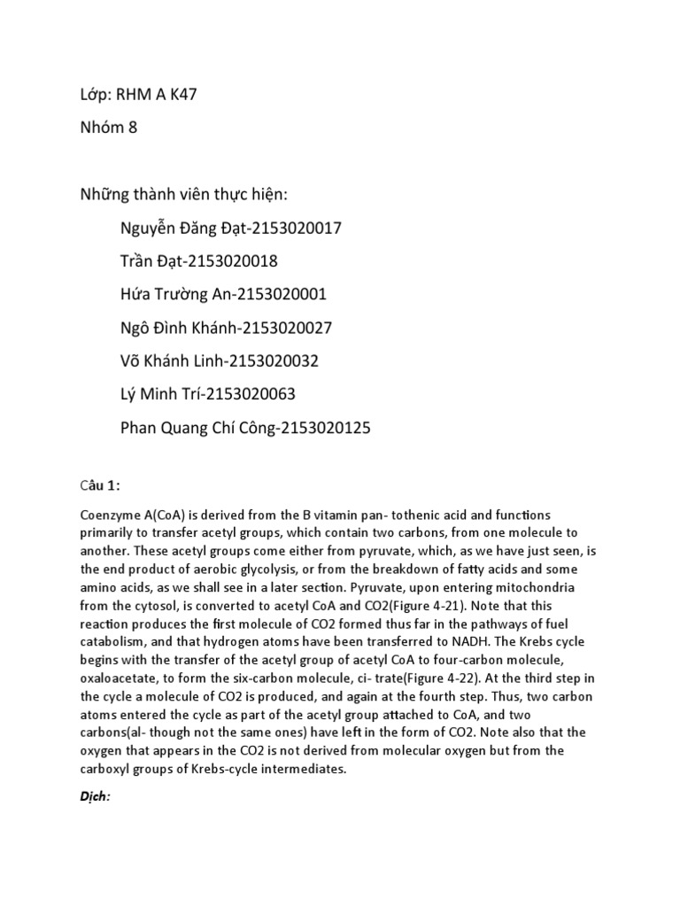 Sinh lý tế bào | PDF