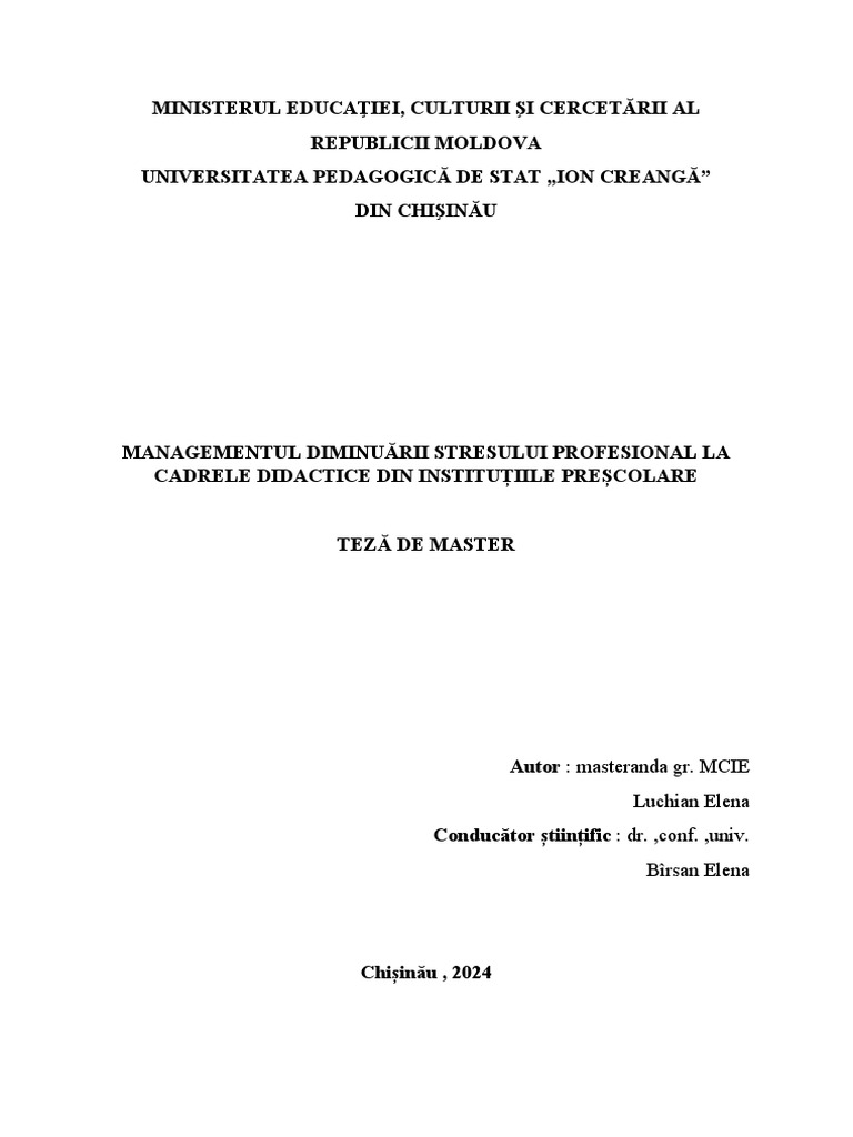 Teza de Master | PDF