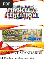 Locomotor and Non Locomotor Movements Folk Dance Basic Step | PDF ...