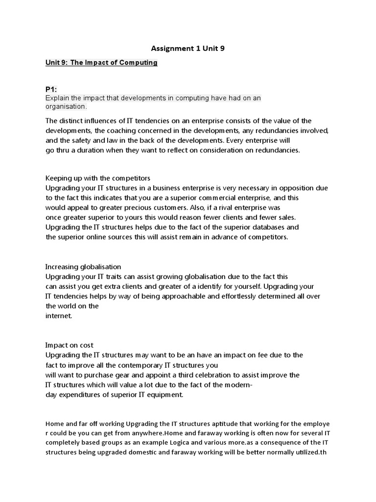 Assignment 1 Unit 9 | PDF | Security Hacker | Artificial Intelligence