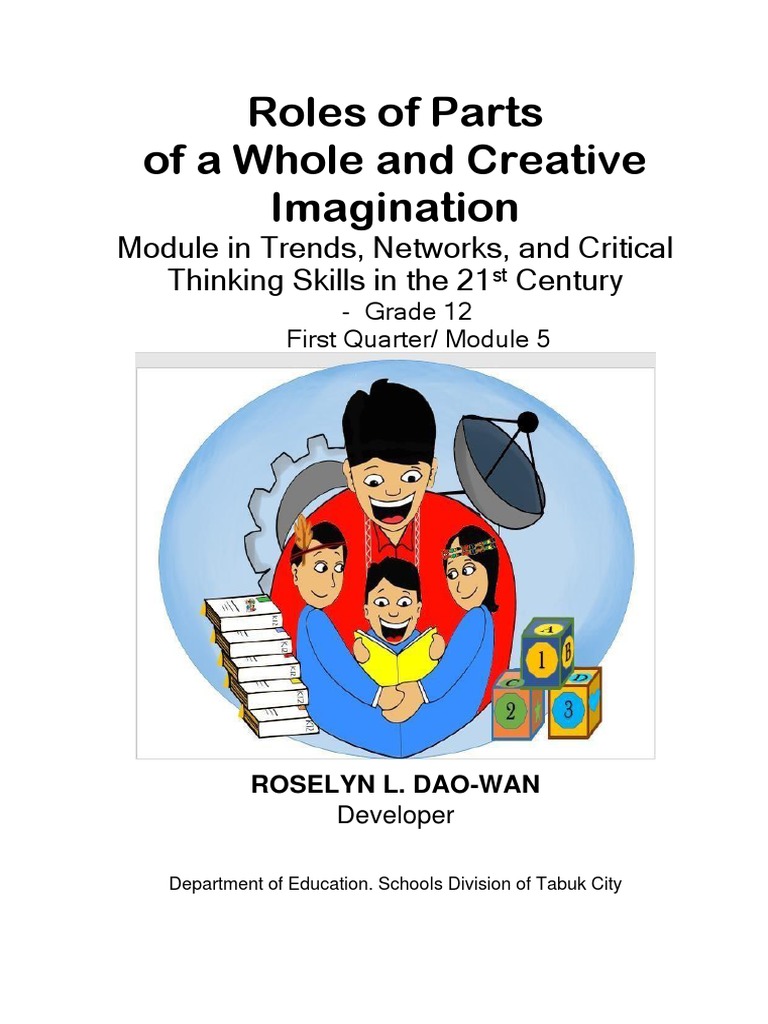Roles of Parts of A Whole and Creative Imagination | PDF | Society ...
