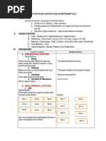 Detailed Lesson Plan in Mathematics 3 | PDF | Multiplication | Teaching ...