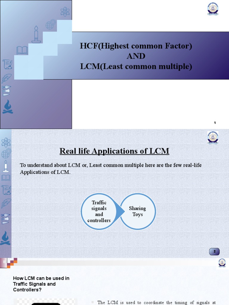 LCM and HCF | Download Free PDF | Elementary Mathematics | Arithmetic