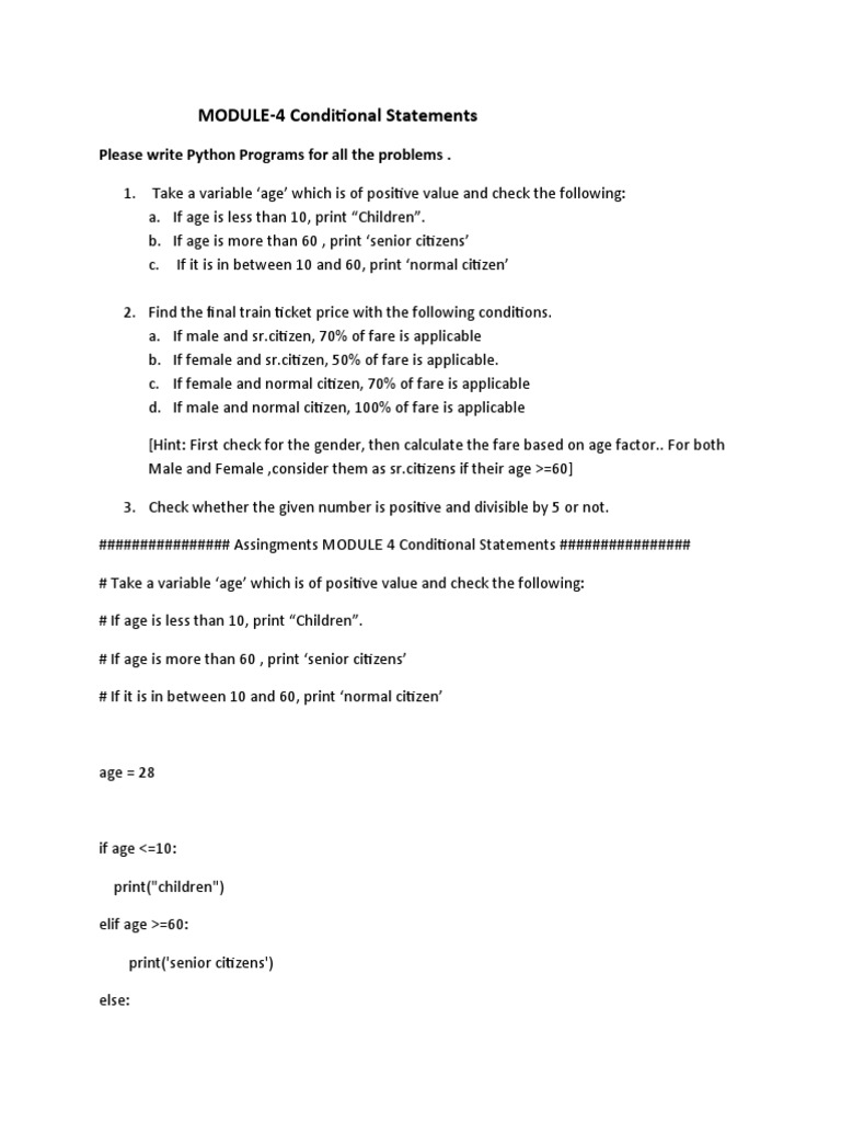 Assignment Module 4 | PDF