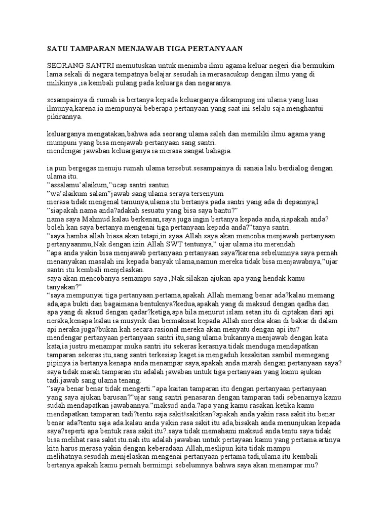 Kisah-Kisah Inspiratif | PDF