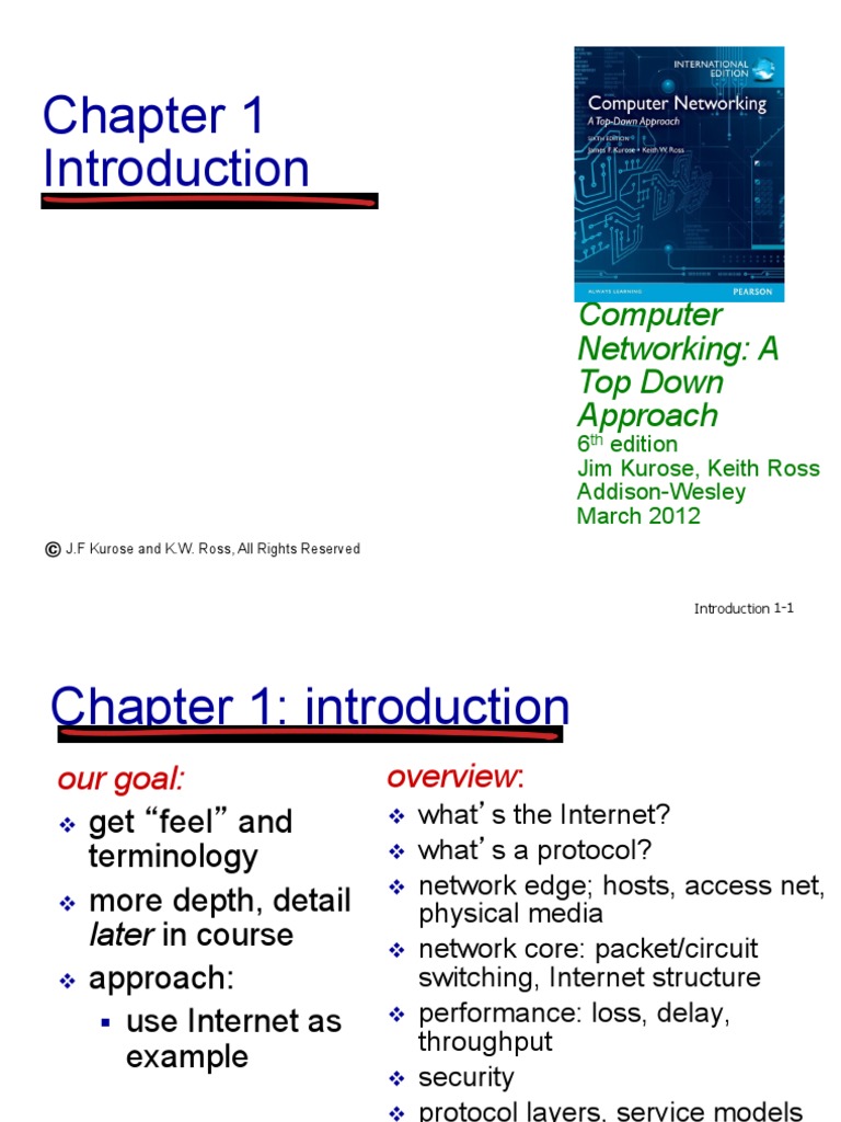Computer Networking: A Top Down Approach: 6 Edition Jim Kurose, Keith Ross Addison-Wesley March ...