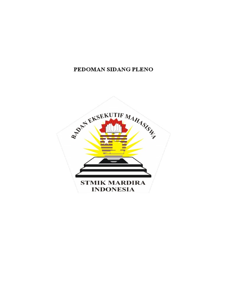 Pedoman Sidang Pleno Pdf