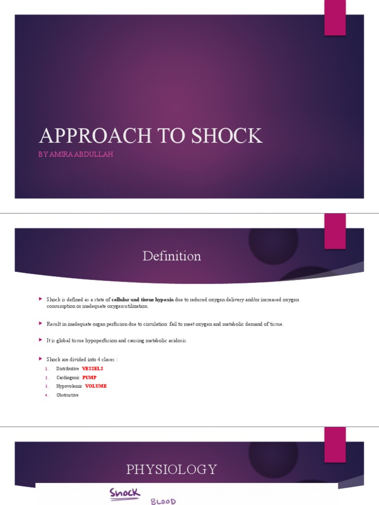 Understanding Shock: Types and Management | PDF | Shock (Circulatory ...