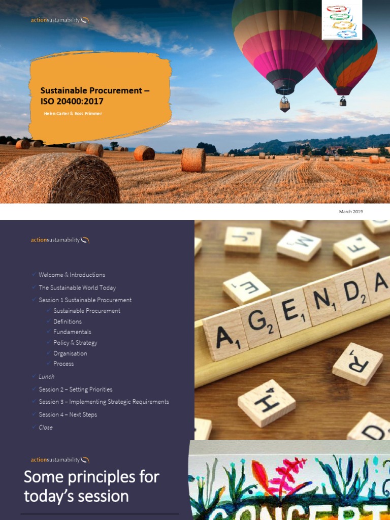 Iso 20400 | PDF | Supply Chain | Sustainability